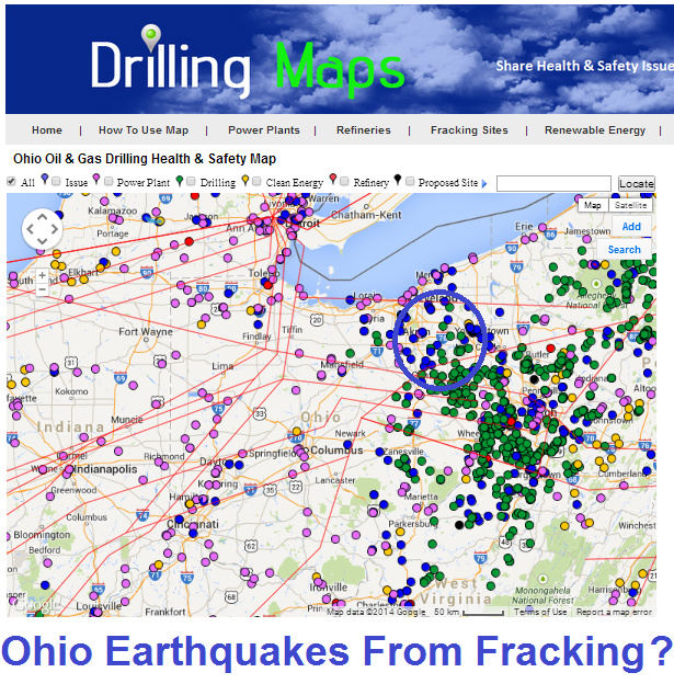 Ohio Earthquakes from Fracking?