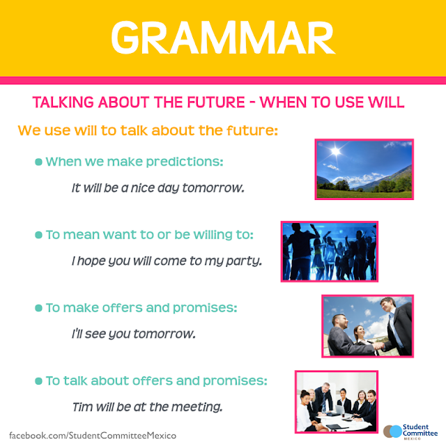 English In Jerez: Language Snippets - Use of will