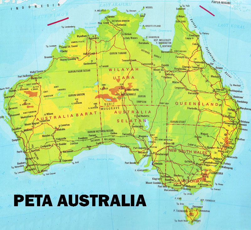 √ Peta Benua Australia | Sejarah and World Maps √ Peta Benua Australia | Sejarah and World Maps