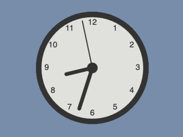 HTML5 Canvas Analog Clock