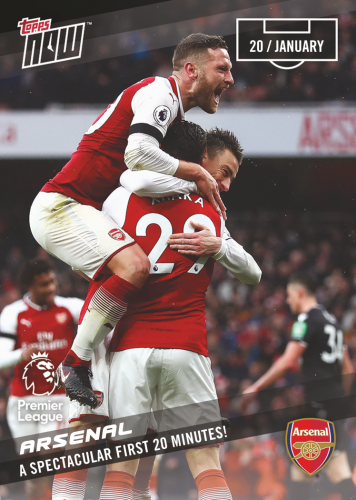Trading Card Hub.UK: Topps NOW Premier League 2017-2018 Arsenal Set