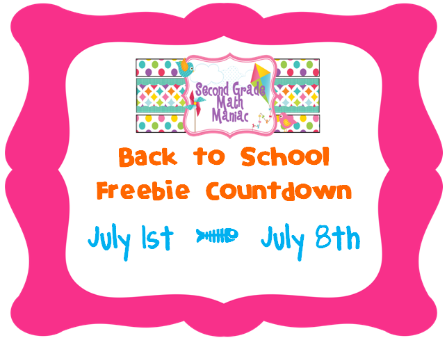 The Original Math Maniac: Back to School Freebie Countdown: Shapes