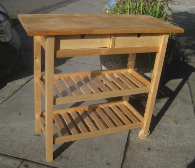 UHURU FURNITURE & COLLECTIBLES: Forhoja Kitchen Cart - $60