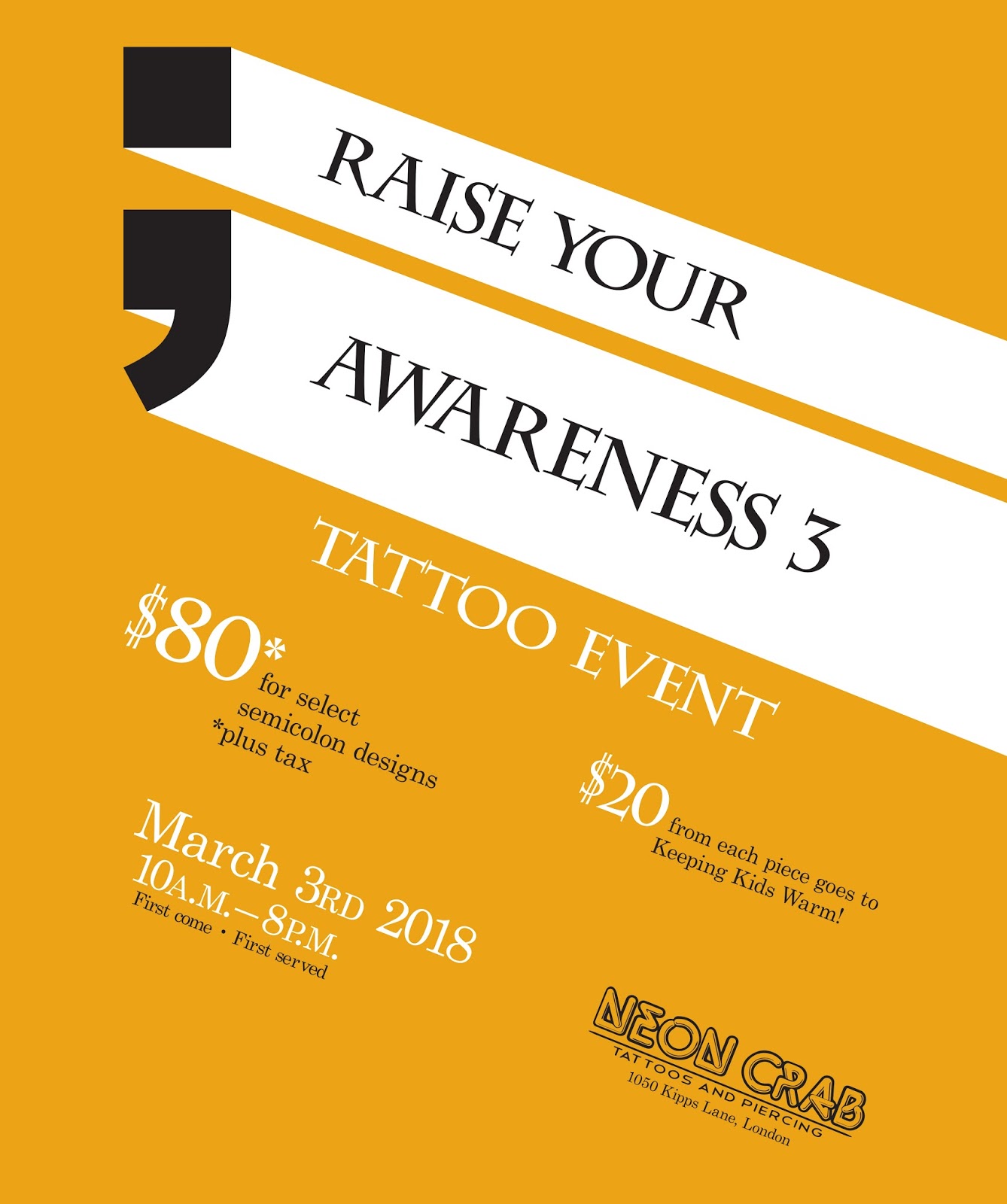 Neon Crab Hamilton News: Raise Your Awareness 3