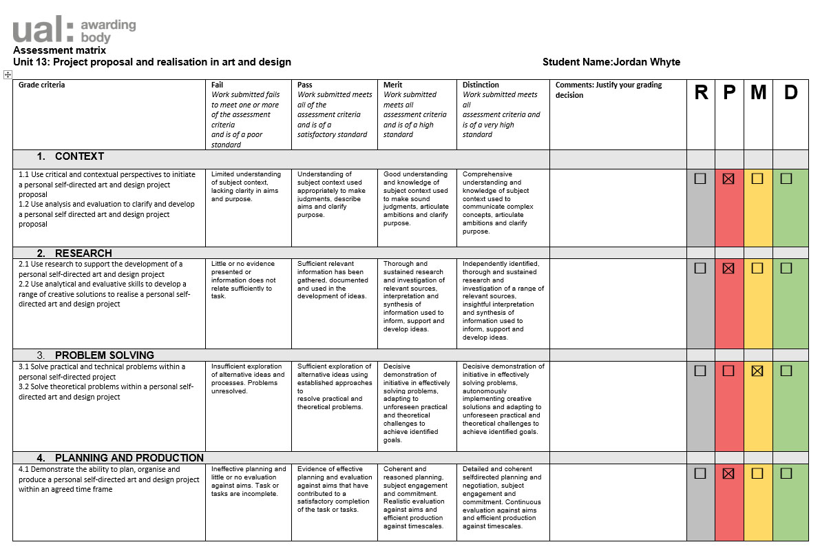 Jordan Whyte Bmet Level 3 Games Design/Level 3 Extended: L3 Extended-FMP