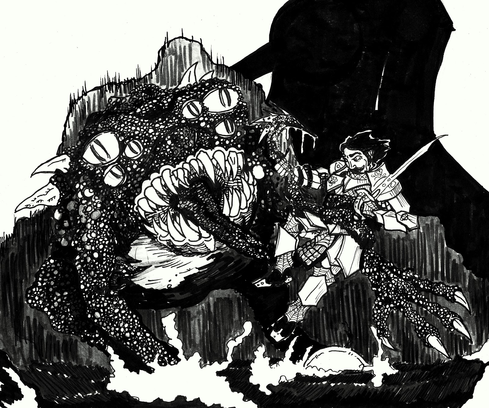 Dungeon of Signs: Horrible Frog Monster