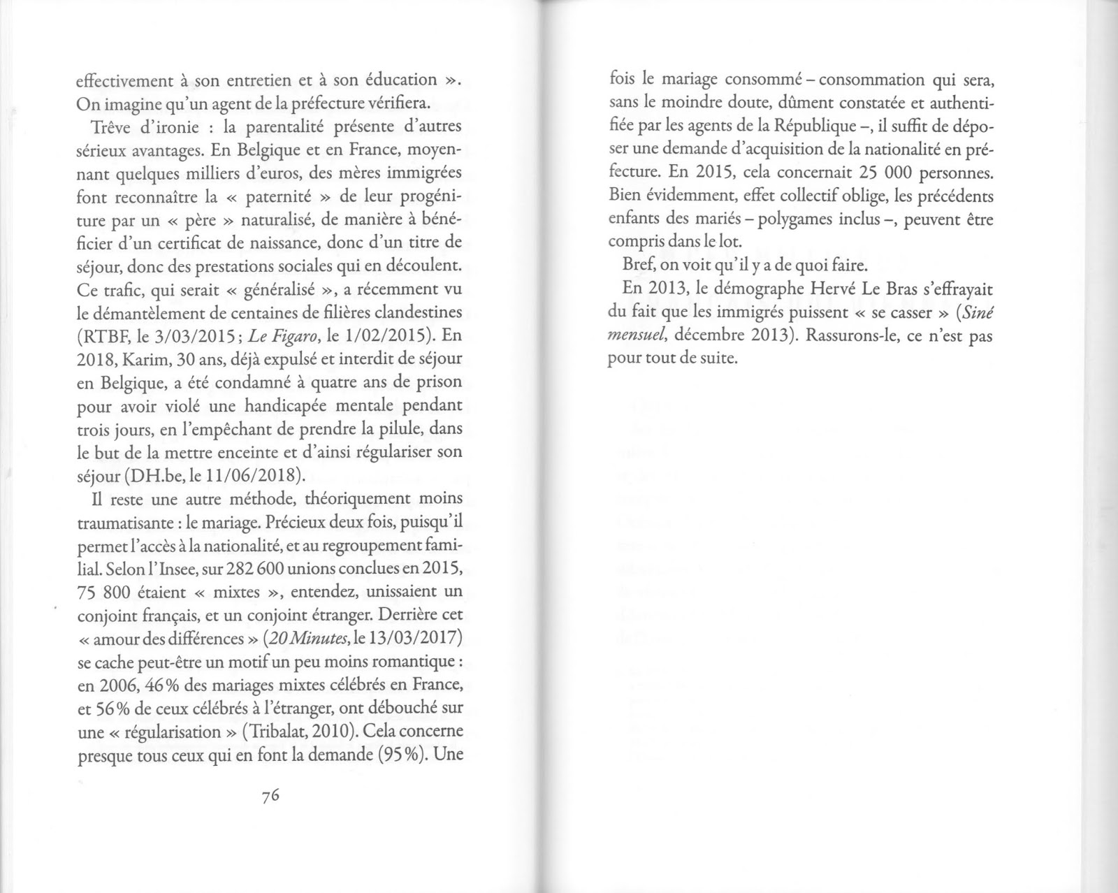 école : références: Laurent Obertone, La France interdite (2018)