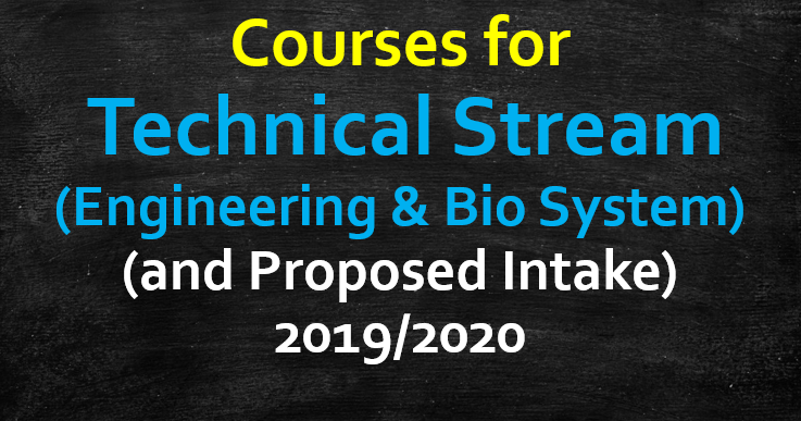 University Courses for Technical Stream Students - Teacher