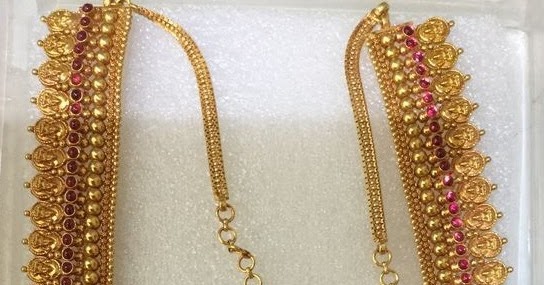 Lakshmi Long Chain with Chanbdalis - Jewellery Designs