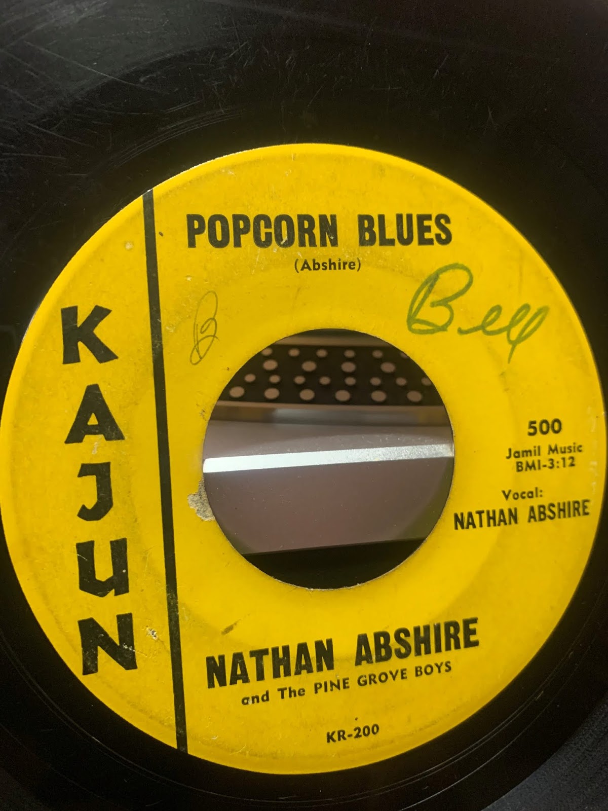 Allons Ecouter- Cajun Recordings on 45 rpm: Nathan Abshire and the Pine ...