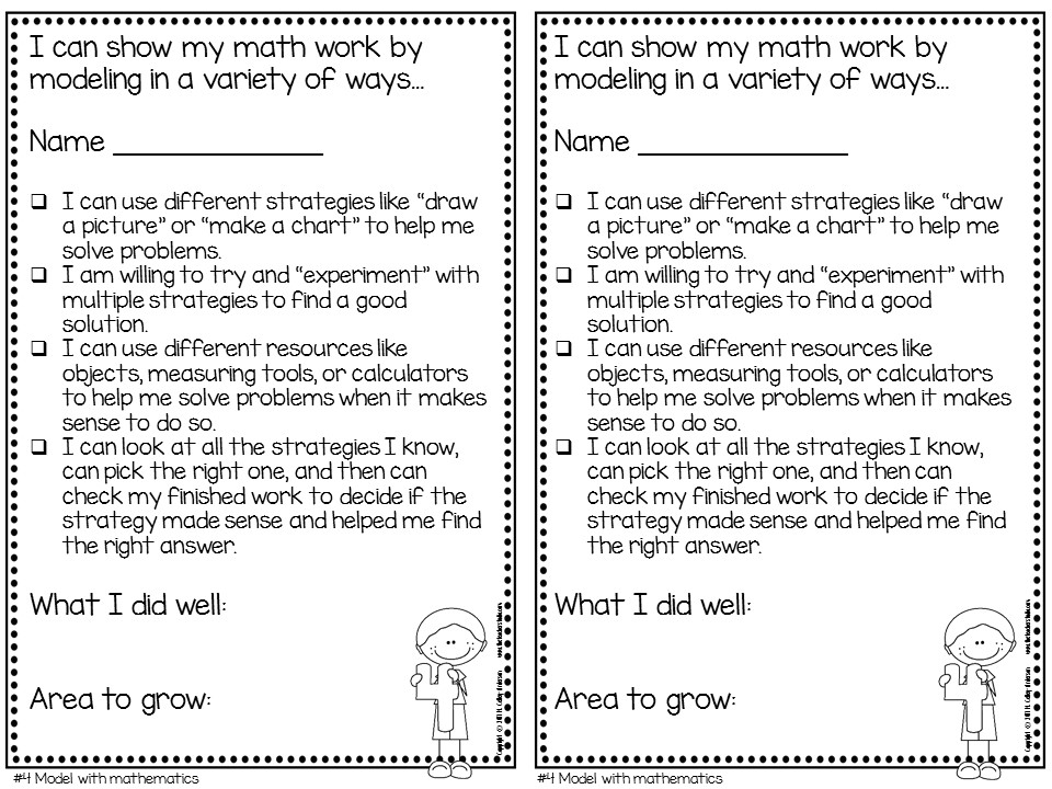 Student Self Assessment Math
