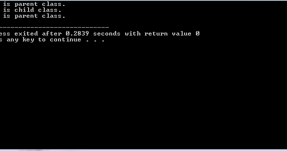 Create a class with a method that prints "This is parent class" and its ...