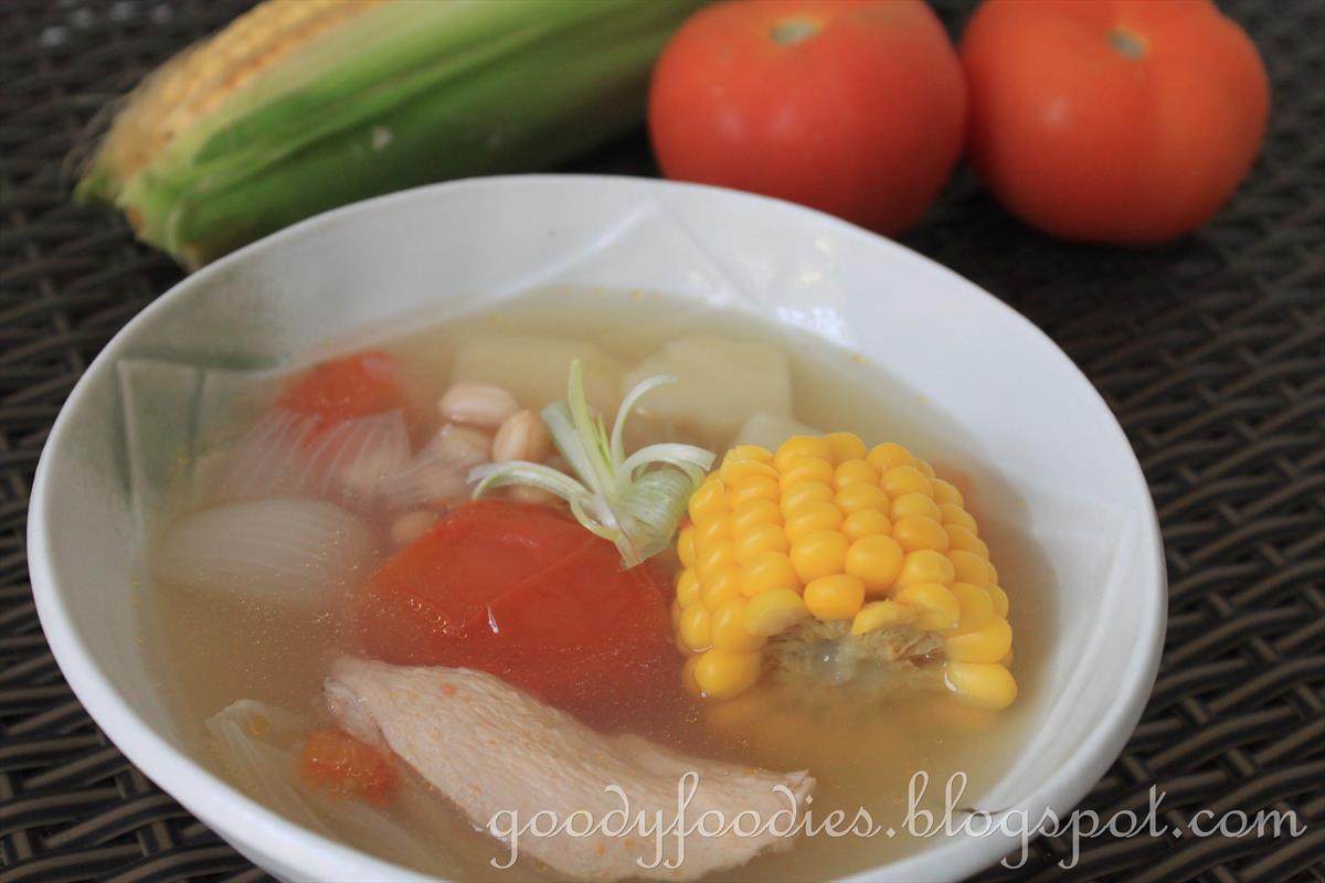GoodyFoodies: Recipe: Healthy Chinese ABC Soup with Sweet Corn