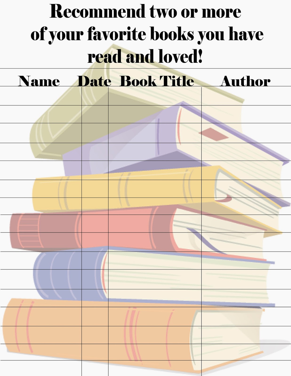 Librarian on Display: May: Student Recommended and Favorite Books