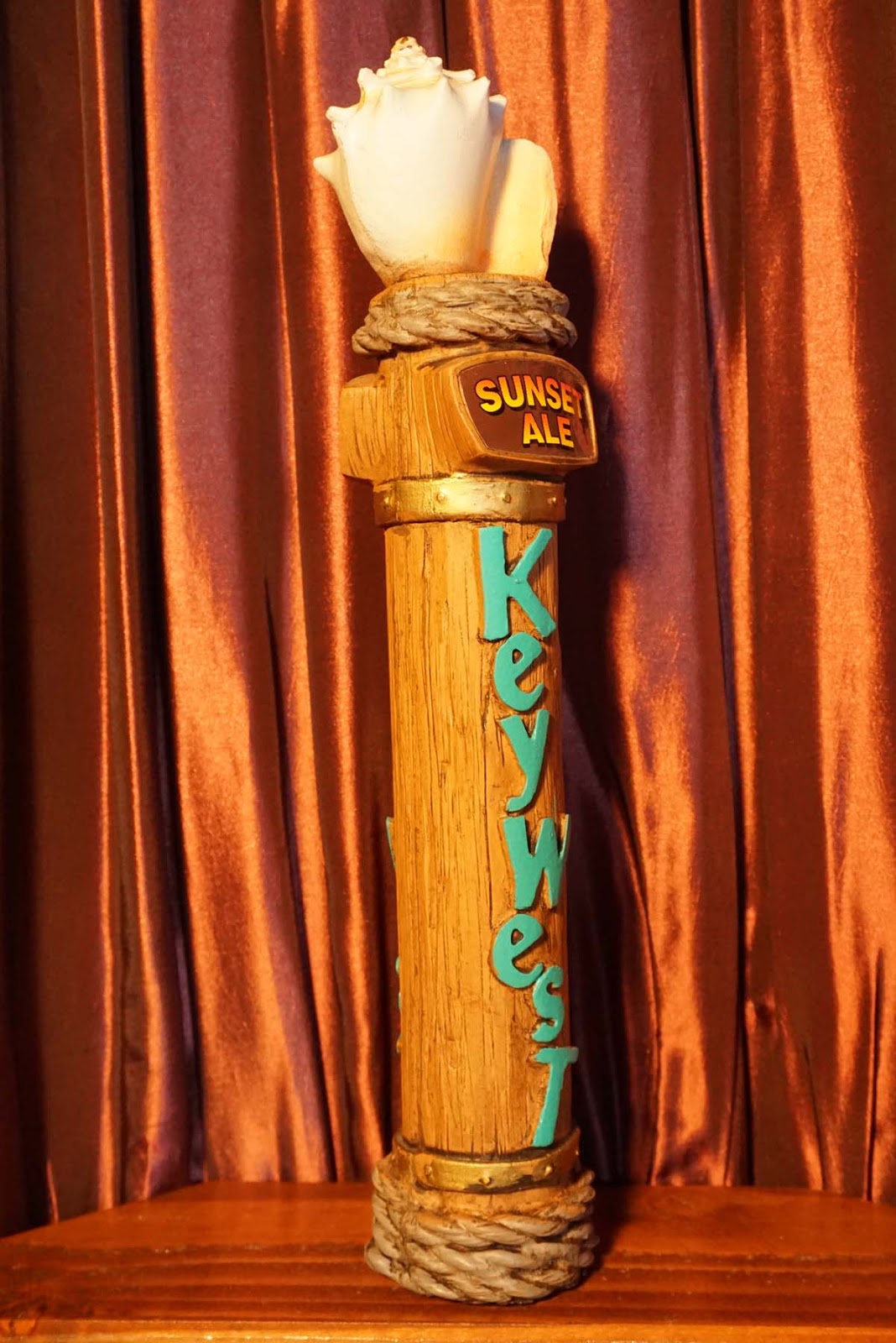 Tap Handle #691: Florida Beer Company - Key West Sunset Ale