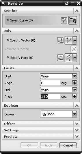 NX UNIGRAPHICS TUTORIAL: Creating a solid model using REVOLVE command