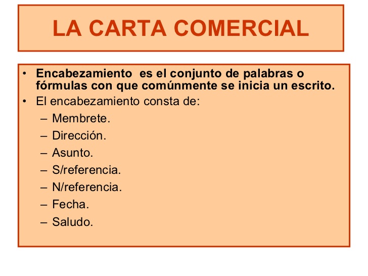 MI SPACE VIRTUAL GIUSEPPE ASUERO LOPEZ: LA CARTA COMERCIAL