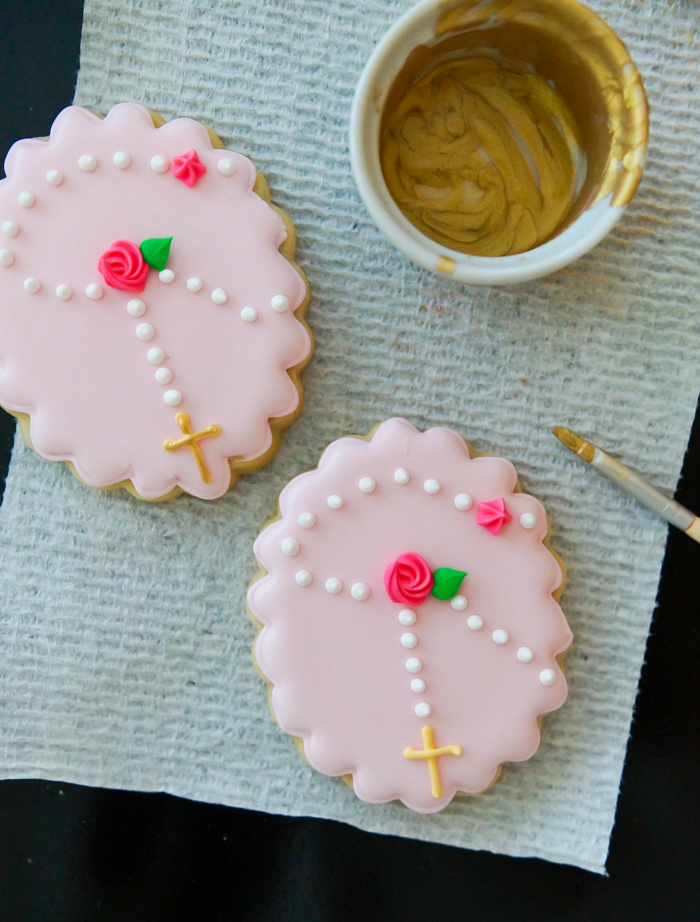 First Communion Cookies for Rosie | Bake at 350°