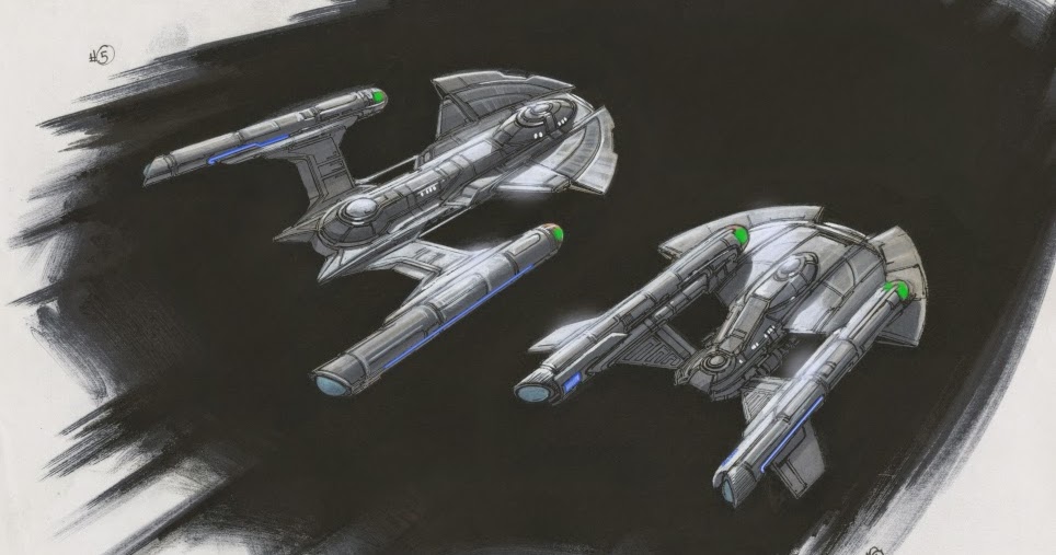 FLEETYARD STAR TREK modeling blog: Intrepid Type Starship