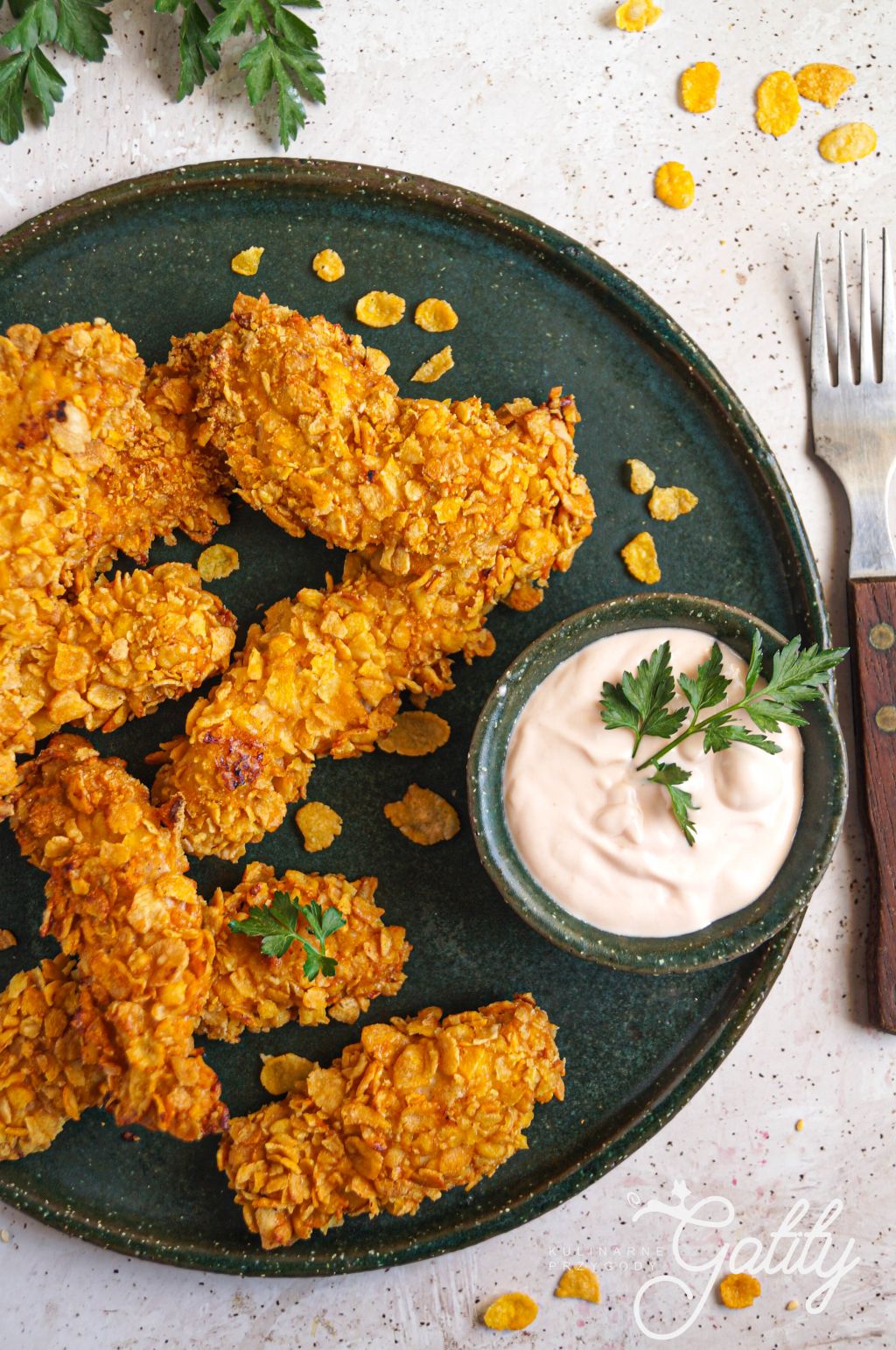 Pieczone nuggetsy z indyka