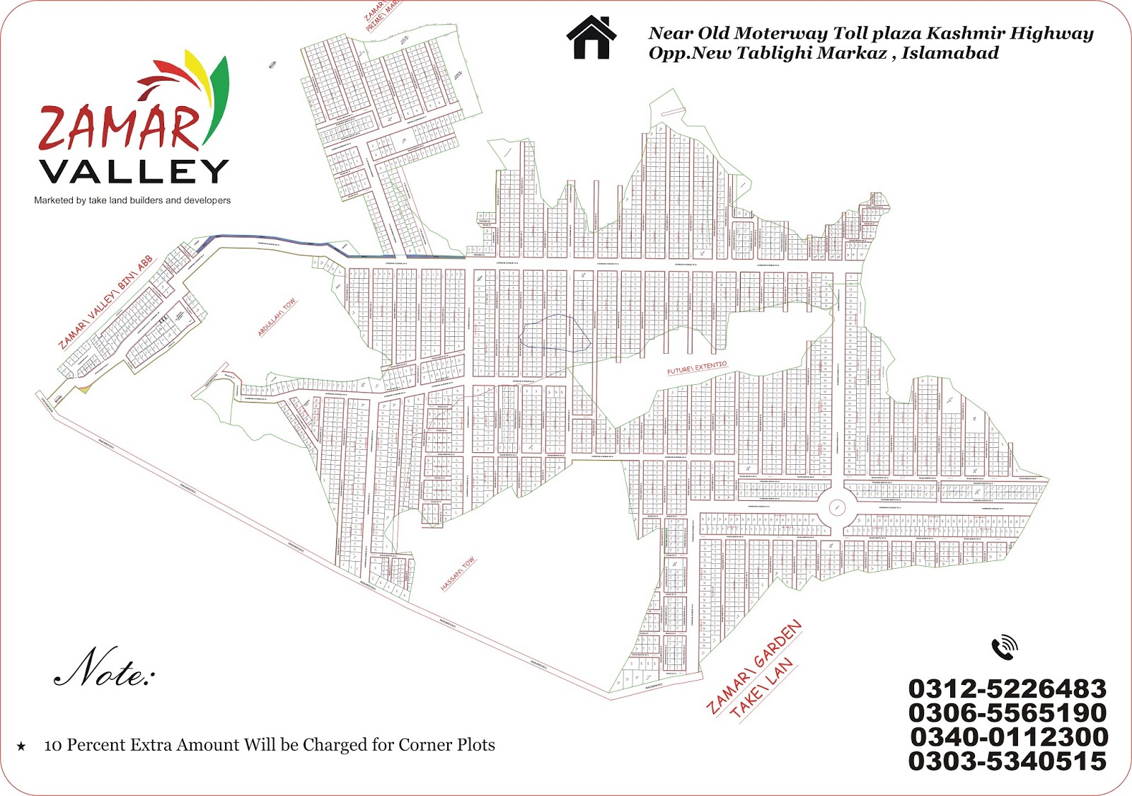 zamar garden: zamar valley map