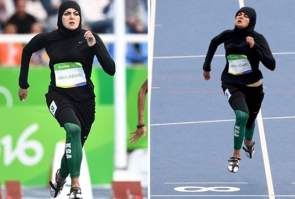Sprinter In Hijab Becomes The First Woman To Compete For Saudi Arabia ...