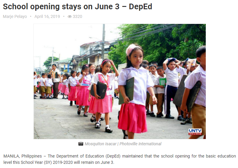 With COVID-19, What Should the Philippines DepEd do?