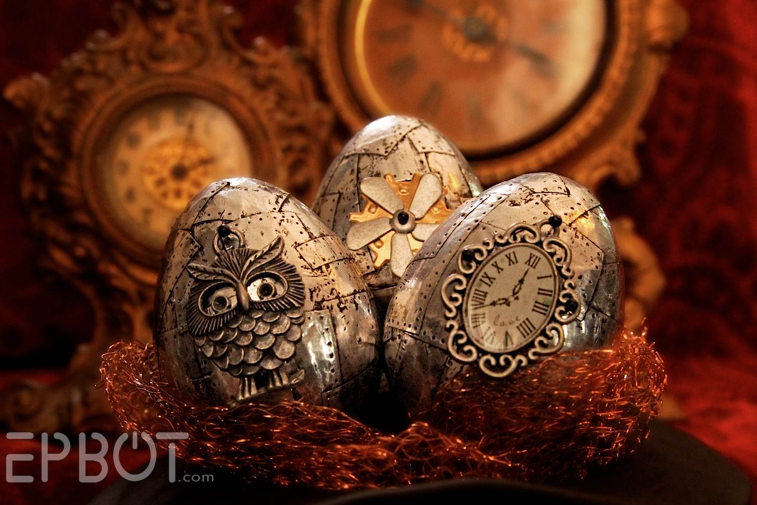 EPBOT: Steampunk Easter Eggs!