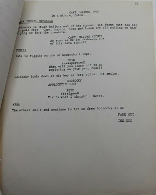 the sphinx: GODZILLA - "The Firebird" (Hanna-Barbera Pilot Script, 1978)