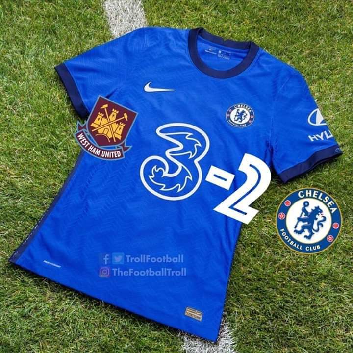Some Funny Photos of Chelsea FC in their New Kit Sponsored by '3'
