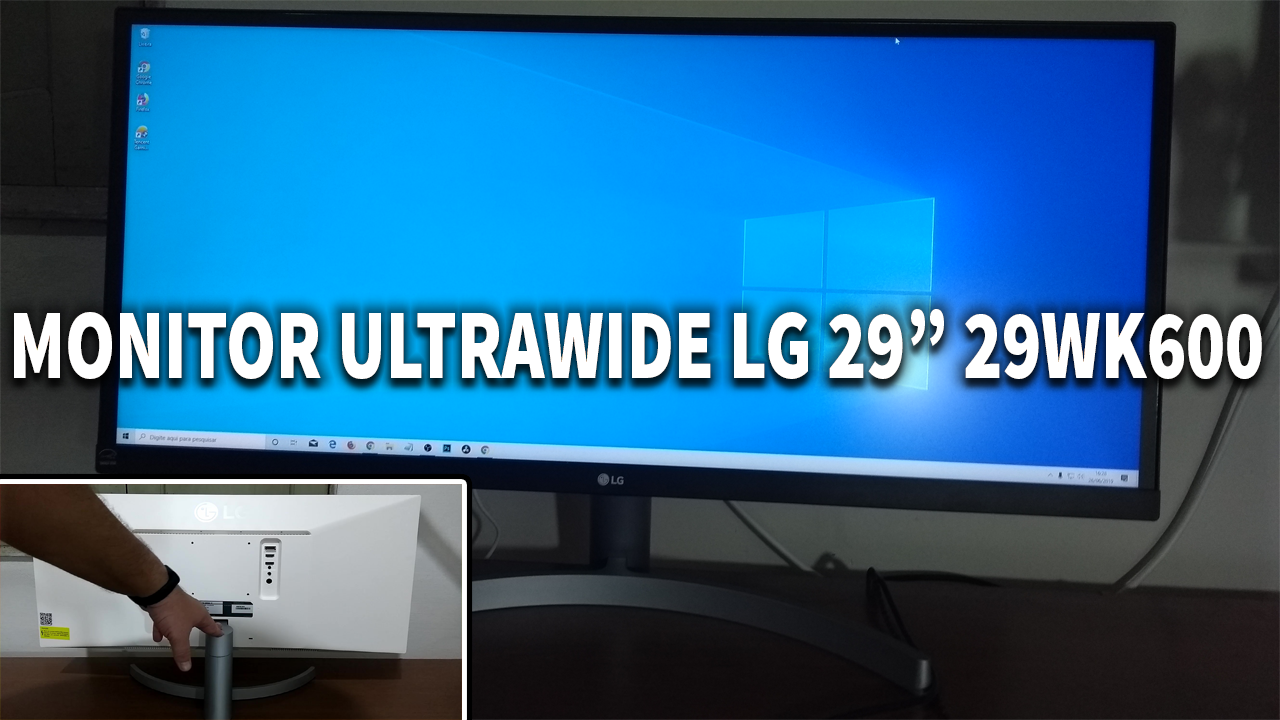 CHEGOU MEU MONITOR ULTRAWIDE LG LED IPS 29'' 29WK600 COM HDR10