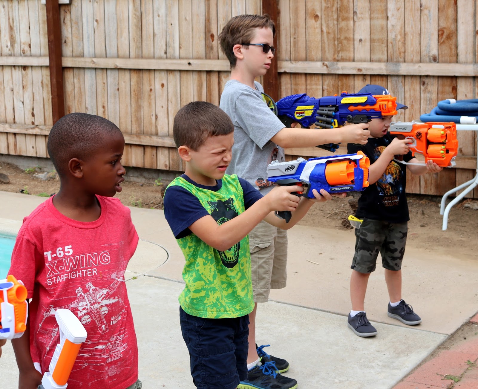 Invite and Delight: Nerf Gun Party