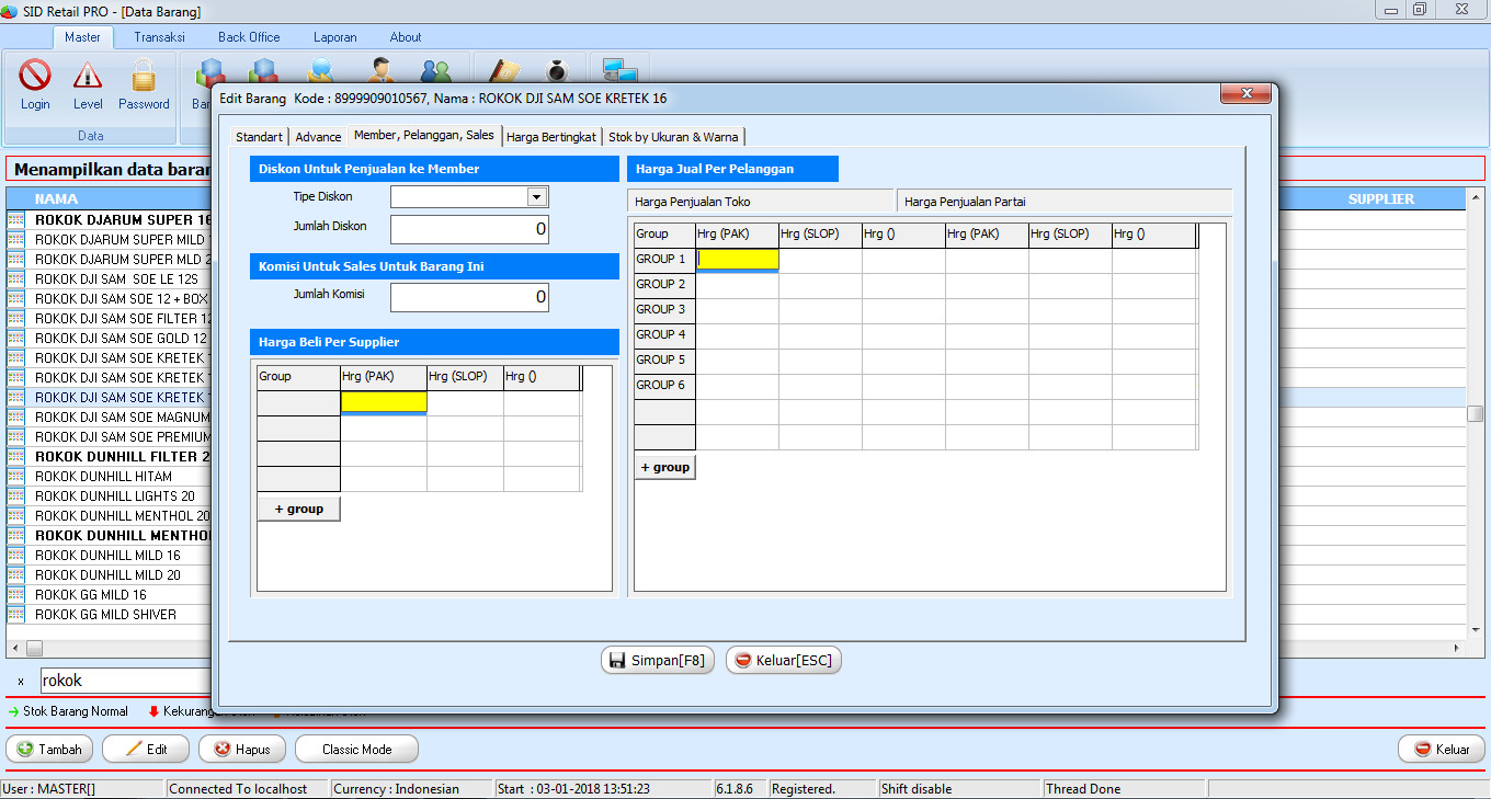 Software Minimarket Jogja Lengkap
