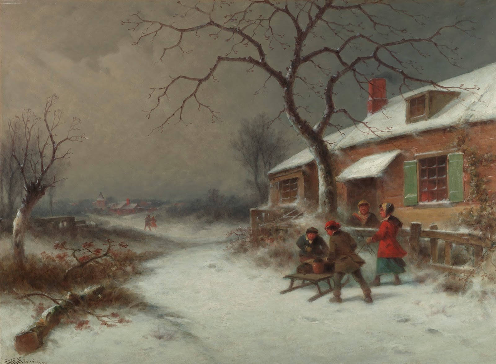 Holbrook's Trunk: New Acquisitions: "Winter Morning" by George ...