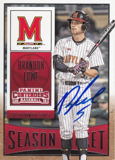 Daily Autograph: Brandon Lowe