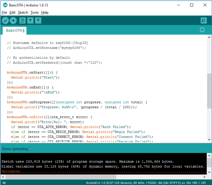 Esp8266 Pembaruan Ota Dengan Arduino Ide Iotqu