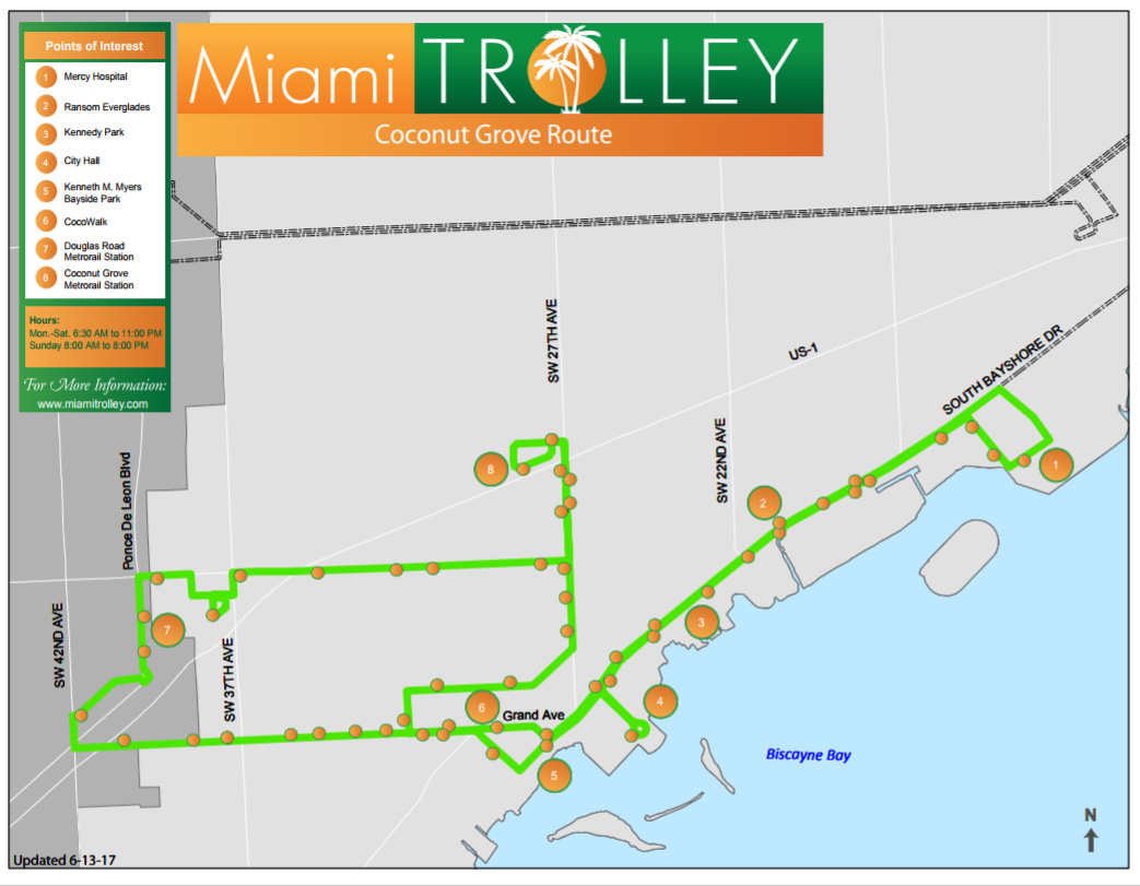 Coconut Grove Grapevine: Some changes on the trolley route