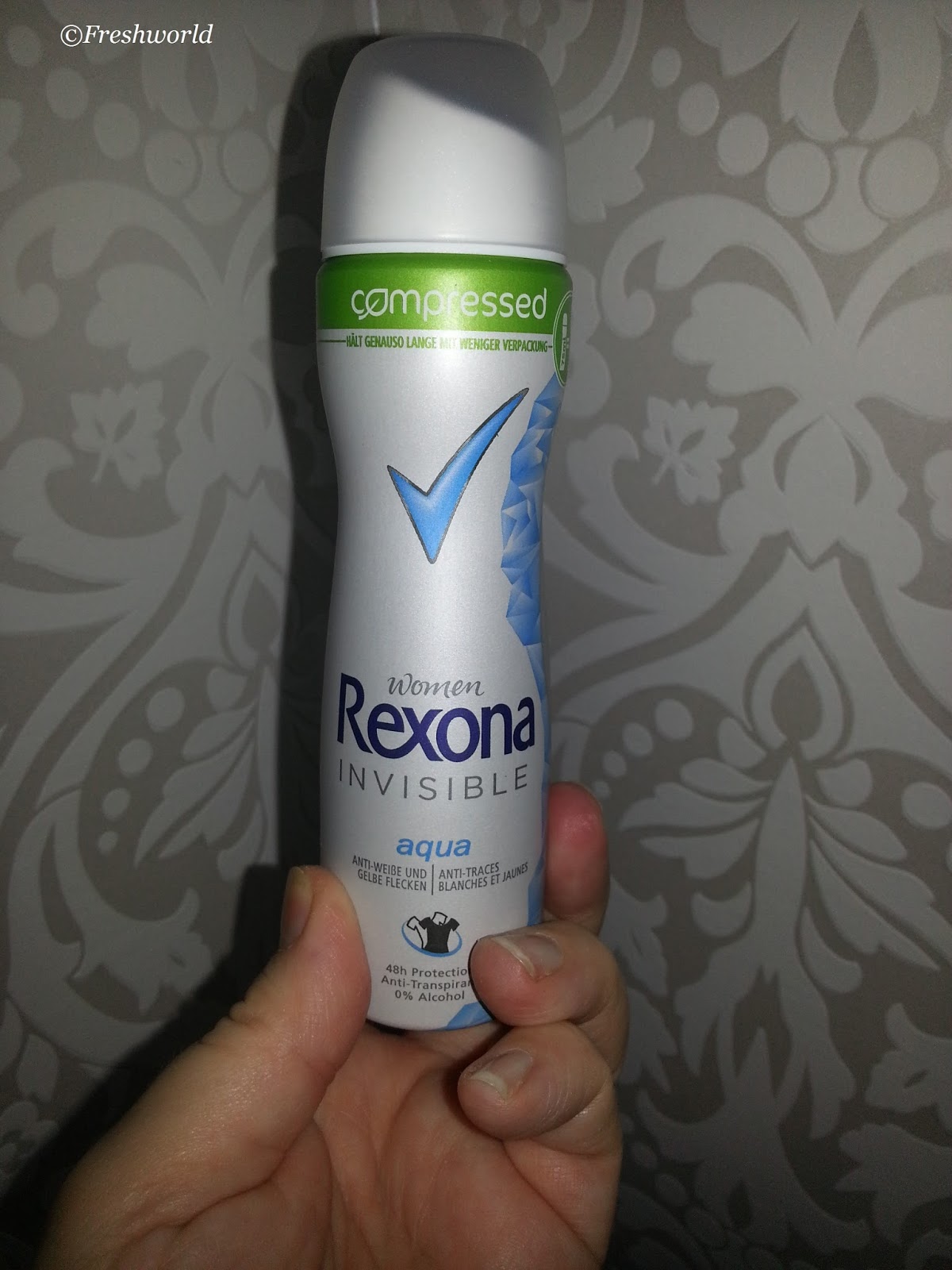 FRESHWORLD : women REXONA INVISIBLE aqua compressed Anti-Transpirant