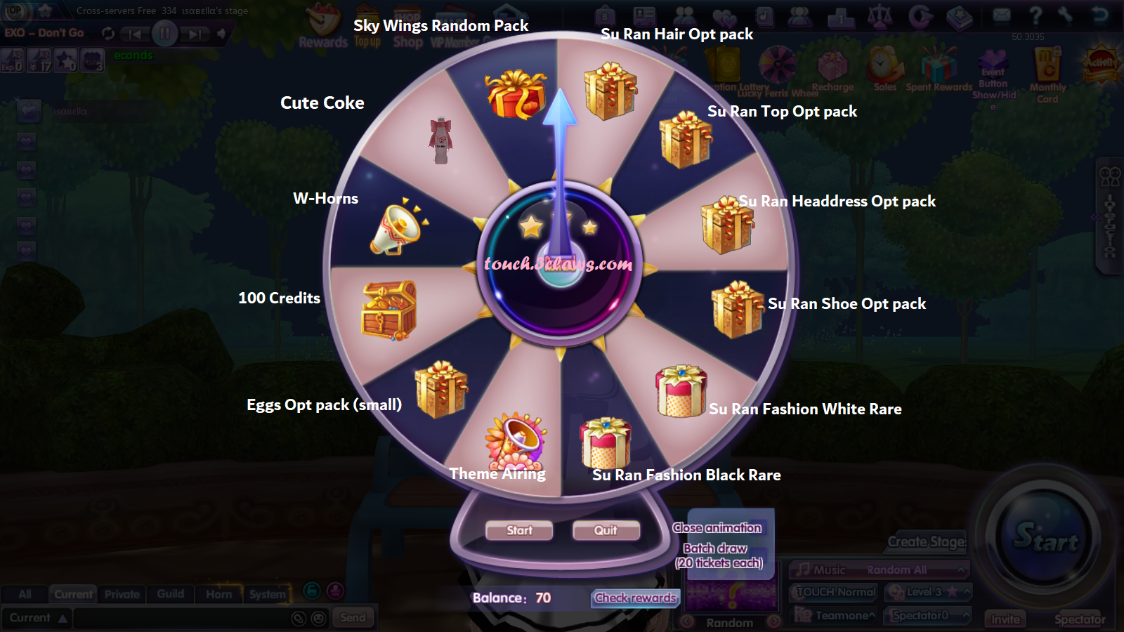 Su Ran Fortune Wheel ~ Touch 3claws Blogspot