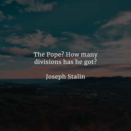 40 Famous quotes and sayings by Joseph Stalin