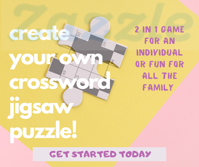 Create Your Own Crossword Jigsaw Puzzle! Great Fun for 1 or all the family