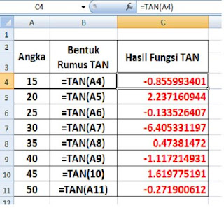 TANGEN_RUMUS MATEMATIKA DALAM EXCEL