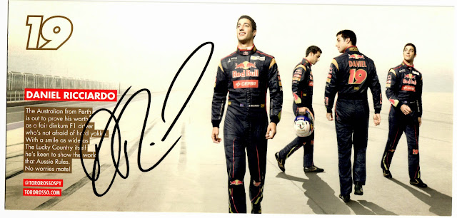 The Autograph Spot: Daniel Ricciardo
