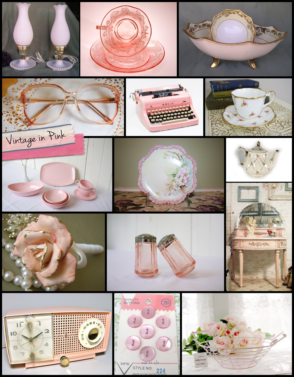 Thinking Pink but In Vintage Style... - The Cottage Market