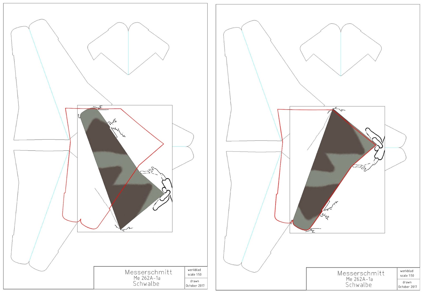 PAPER PLANES: Messerschmitt Me-262 'Schwalbe'