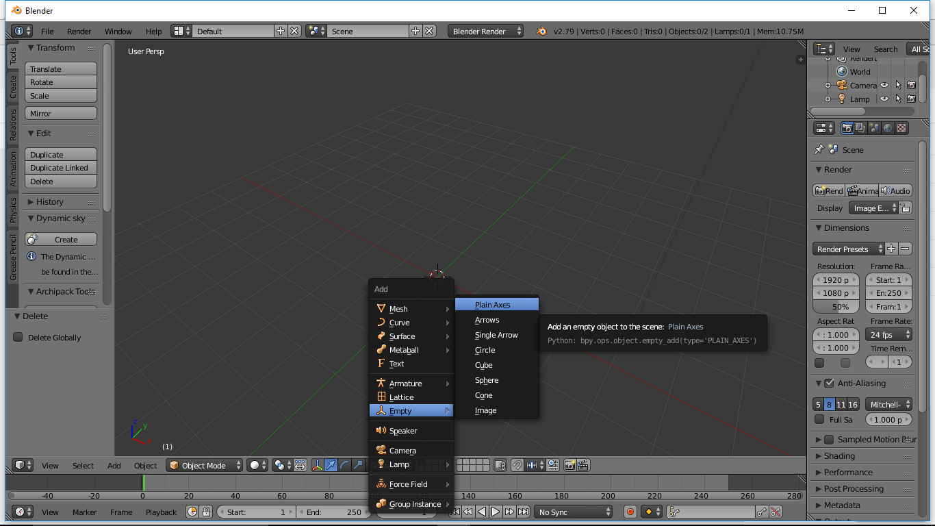 How To Target Camera & Rotate Around Object in Blender