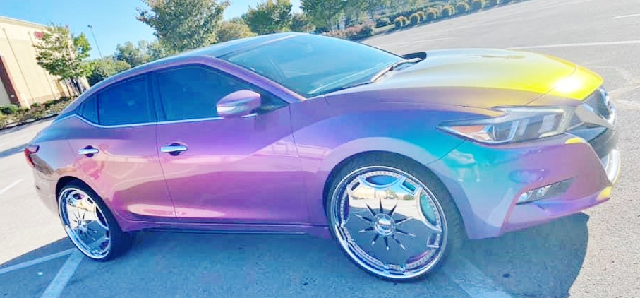 Ace-1: Outrageous 2019 Nissan Maxima on 24" DUB Ganja Floaters