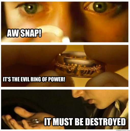 Lord of the Rings via Meme