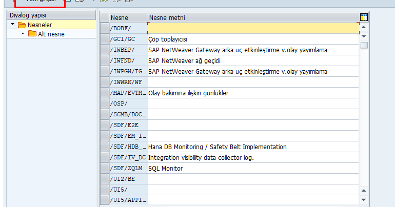 SAP ABAP: SAP Application log