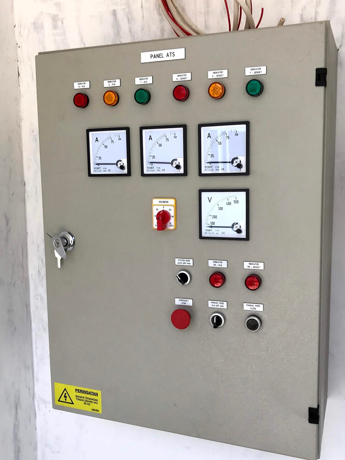 hargajualpanellistrik: Genset 80KVA Menggunakan Panel ATS 250A COS ...